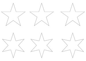 Printable Fancy Christmas Star Template - Printable JD