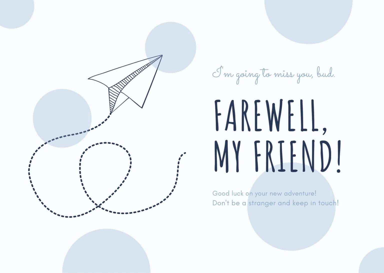 Printable Goodbye Cards For Co-Workers - Printable JD