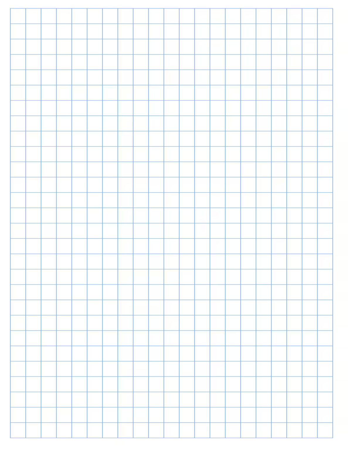 Printable Square Inch Grid Paper - Printable JD