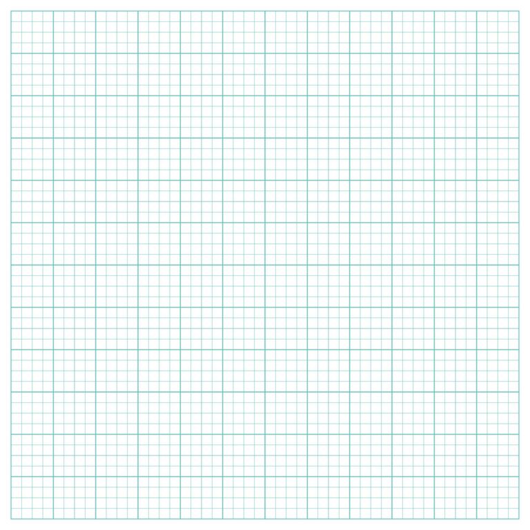 Printable Square Inch Grid Paper - Printable JD