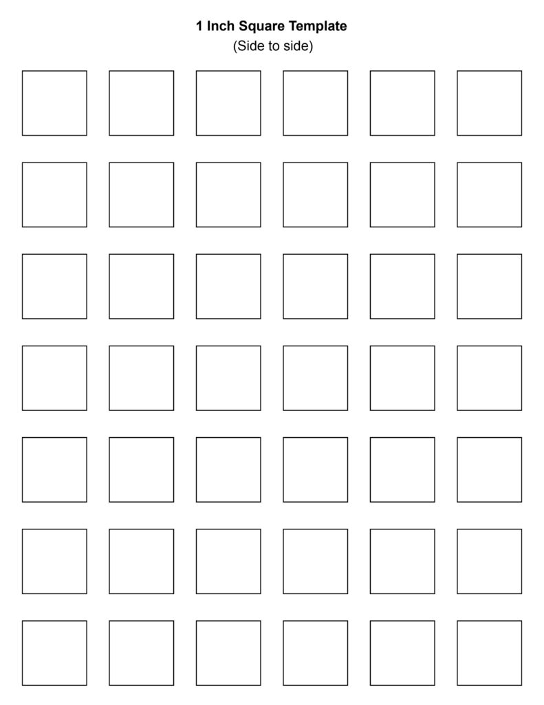 Printable Square Templates - Printable JD