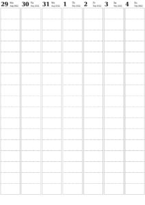 Printable Time Management Calendar - Printable JD