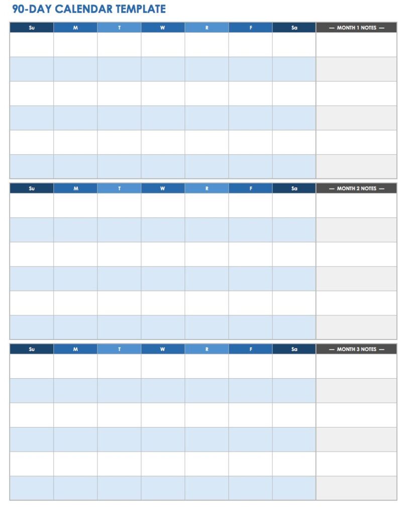 Printable Time Management Calendar - Printable JD