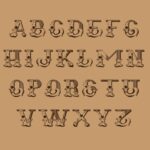 Printable Western Alphabet Letters - Printable JD
