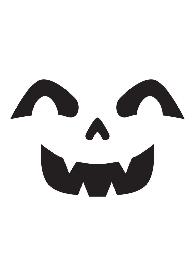 Printable Witch Face Stencil - Printable JD