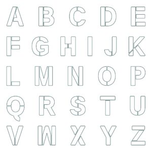 Printable 8 Inch Letter Stencils Alphabet - Printable JD