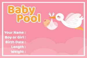 Printable Baby Pool Template Excel - Printable JD