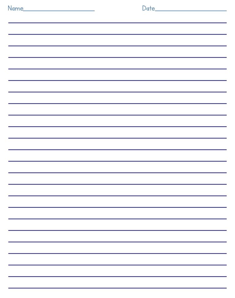 Printable Blank Cursive Worksheets - Printable JD