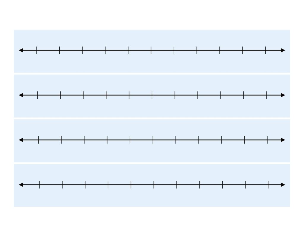 Printable Blank Number Line 1 10 - Printable JD