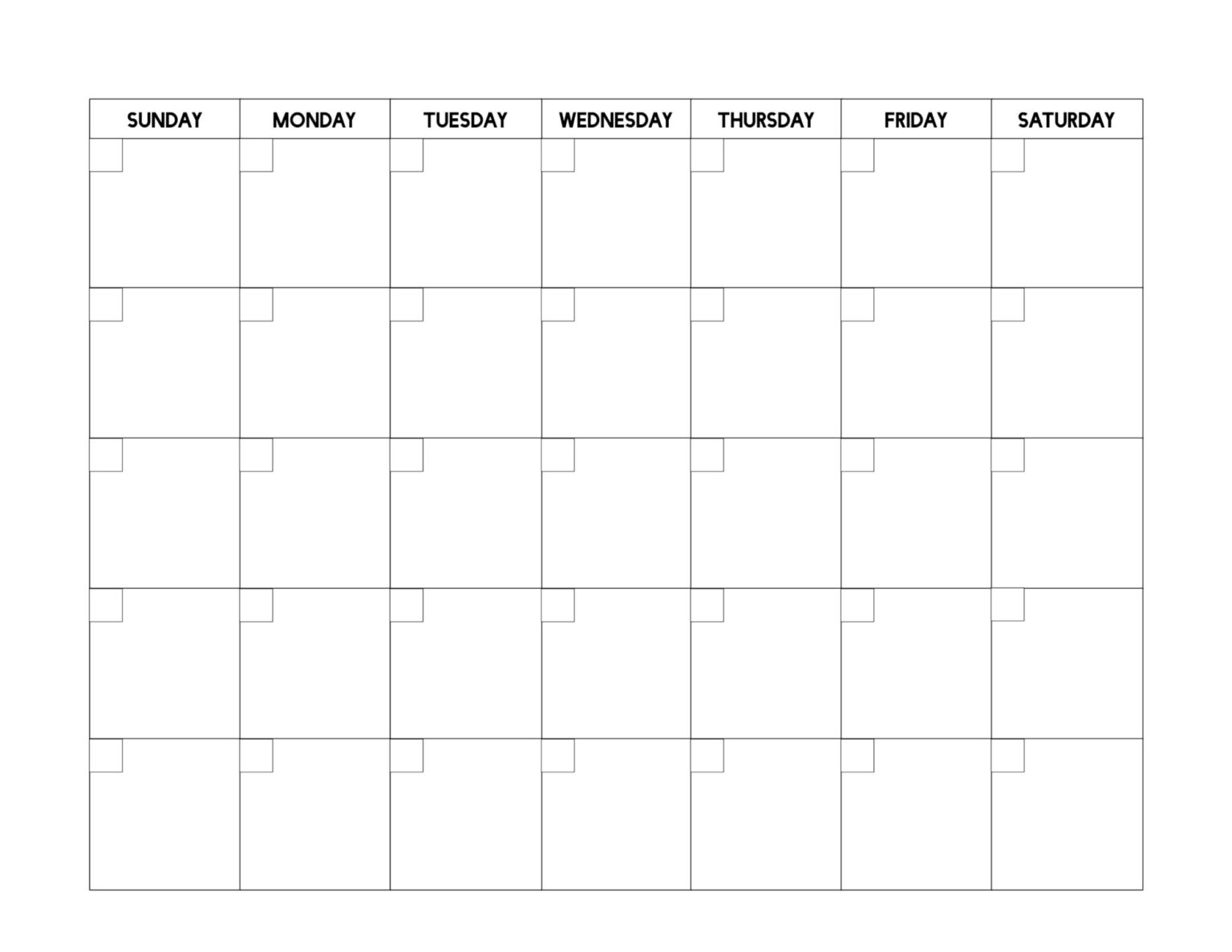 Printable Calendar Pages - Printable JD