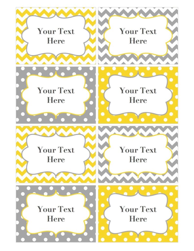 Printable Classroom Labels - Printable JD