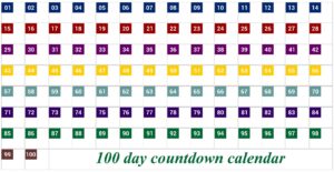 Printable From 100 Countdown - Printable JD