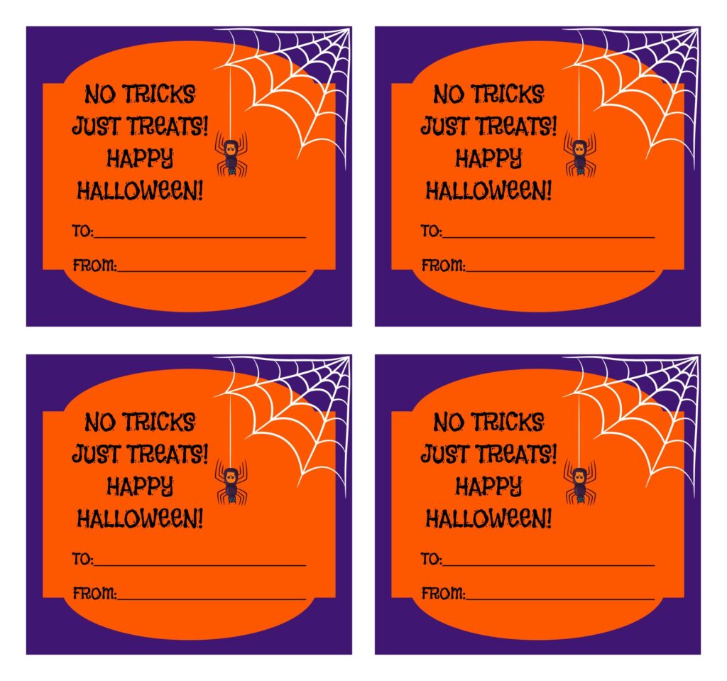 Printable Halloween Candy Grams - Printable JD