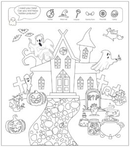 Printable Halloween Hidden Picture Activities - Printable JD