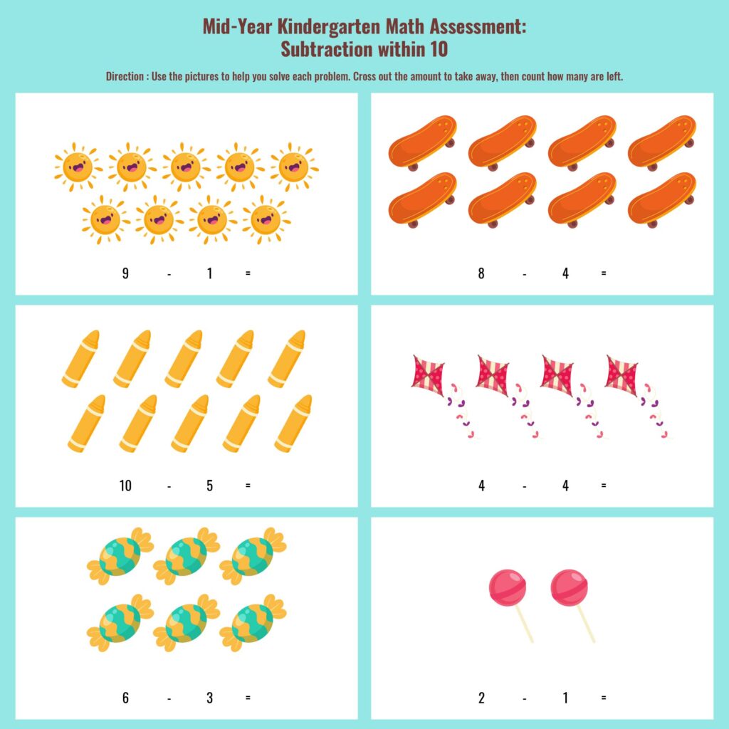 Printable Kindergarten Assessment Math - Printable JD