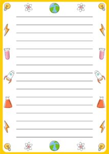 Printable Science Borders - Printable JD