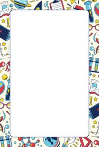 Printable Science Borders - Printable JD
