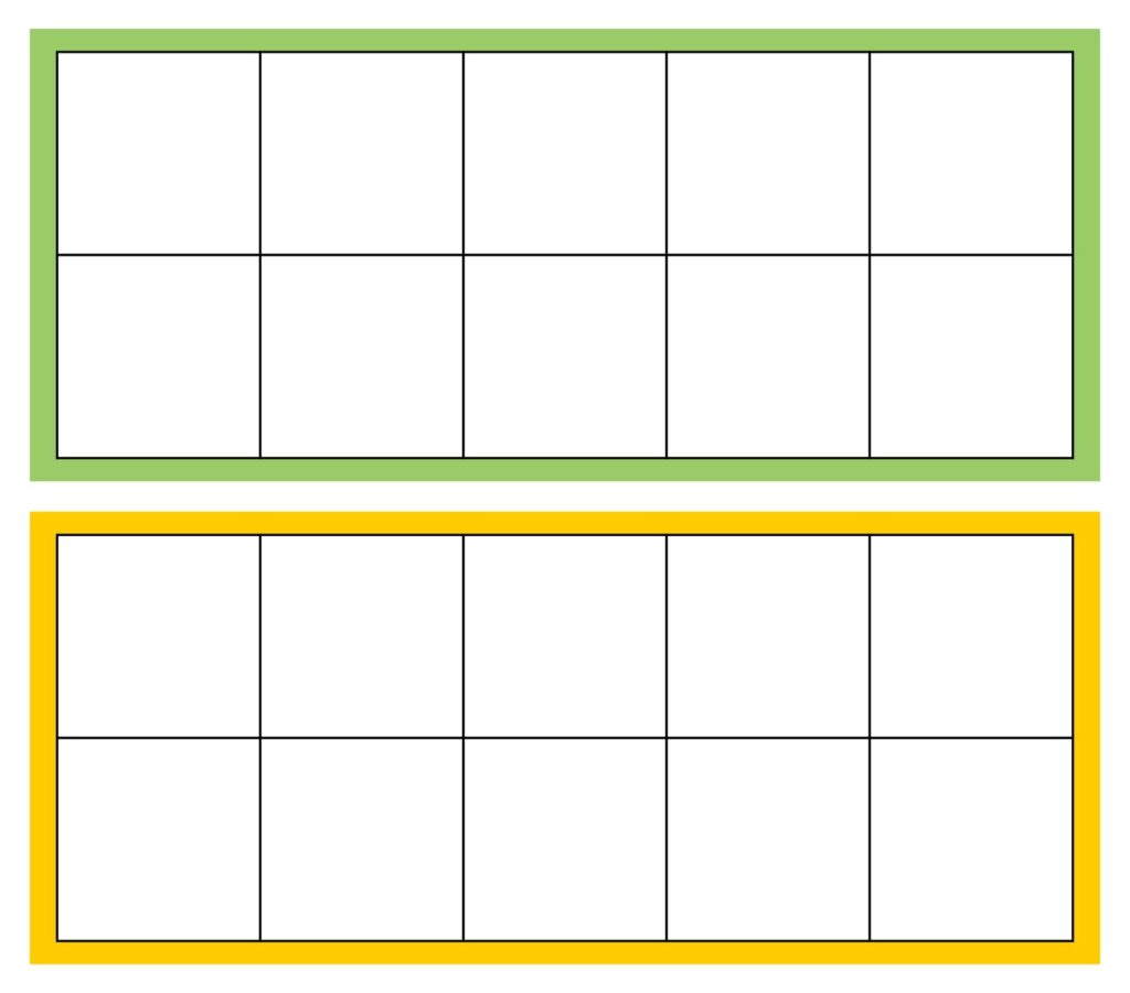 Printable Ten Frame Template - Printable JD