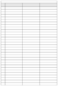 Printable 3 Column Spreadsheet - Printable JD