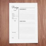 Printable Blank Recipe Pages - Printable JD