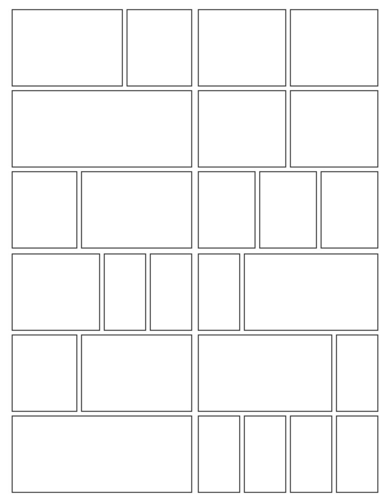 Printable Comic Book Panels - Printable JD