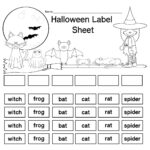 Printable Cut And Paste Halloween - Printable JD