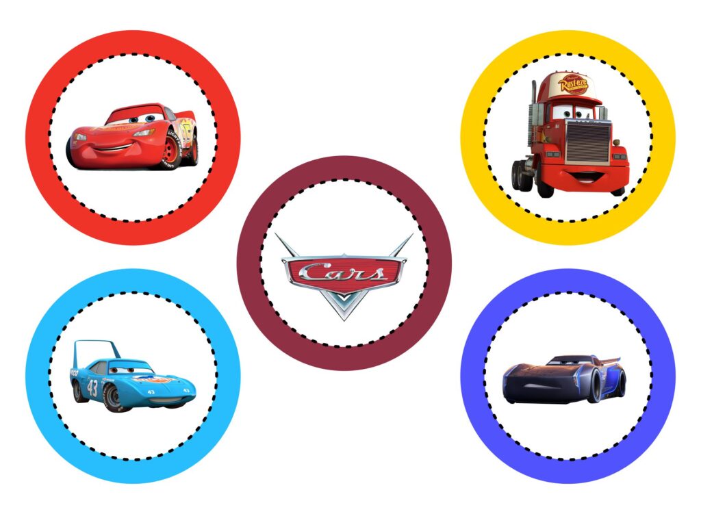 Printable Disney Cars Cake Toppers - Printable JD