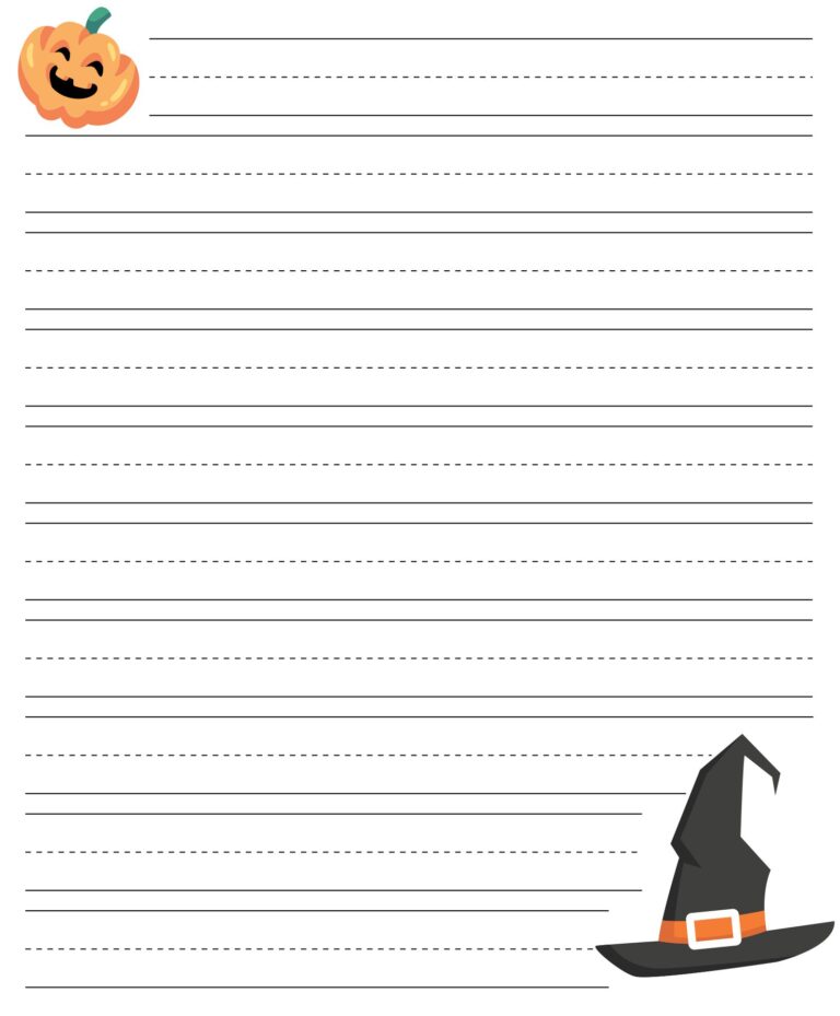 Printable Fundations Lined Paper - Printable JD
