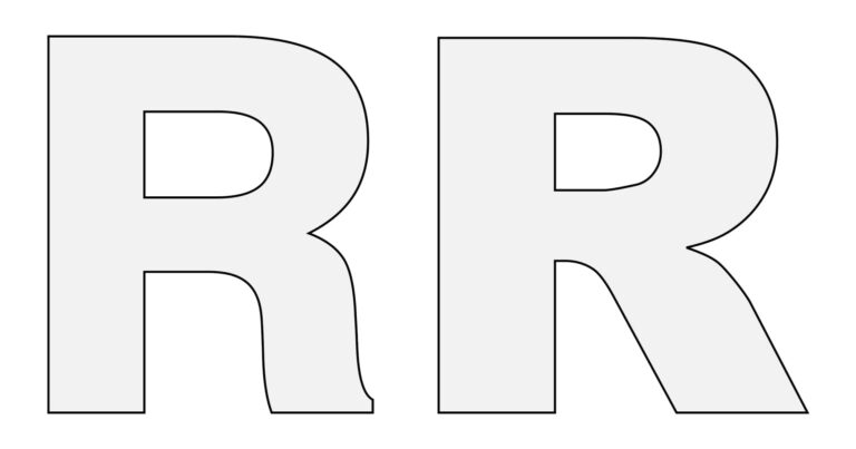 Printable Letter R Template - Printable JD