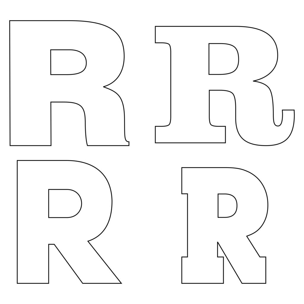 Printable Letter R Template - Printable JD
