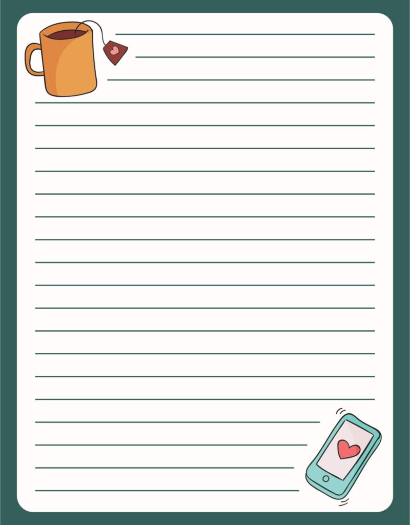 Printable Letter Writing Paper - Printable JD
