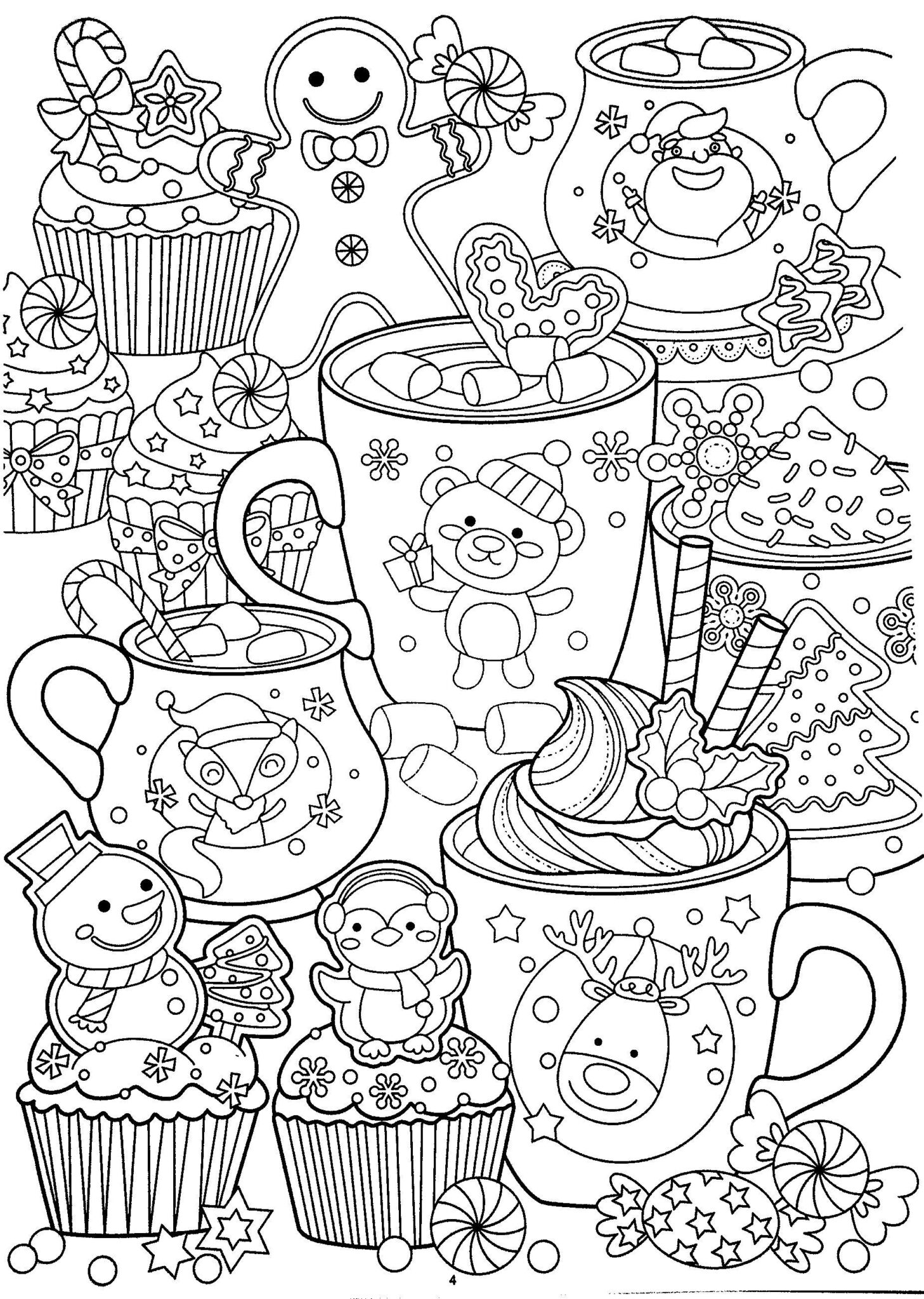 Christmas Coloring Sheets Printable - Printable JD