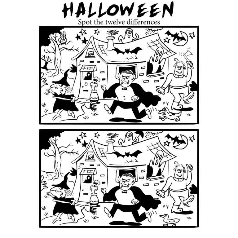 Printable Halloween Seek and Find - Printable JD