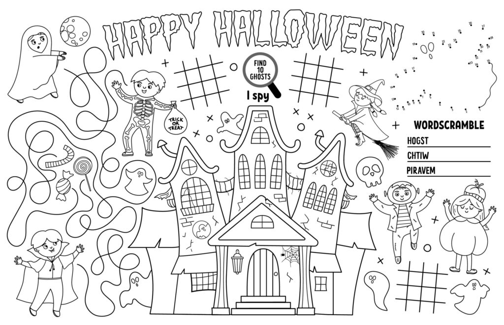 Printable Halloween Seek and Find - Printable JD