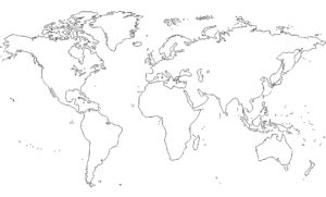 Printable World Map Worksheet - Printable JD