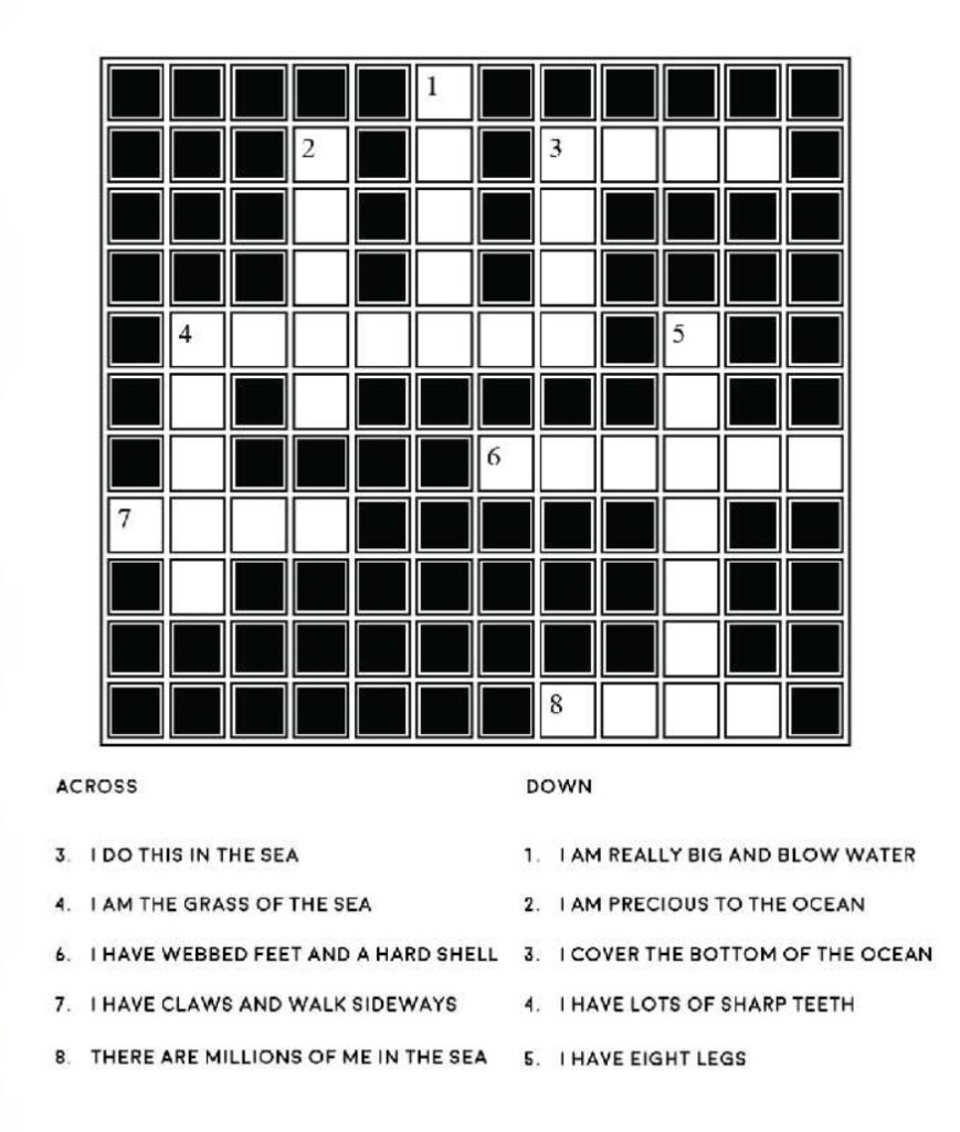 7 Free Printable Crosswords - Printable JD