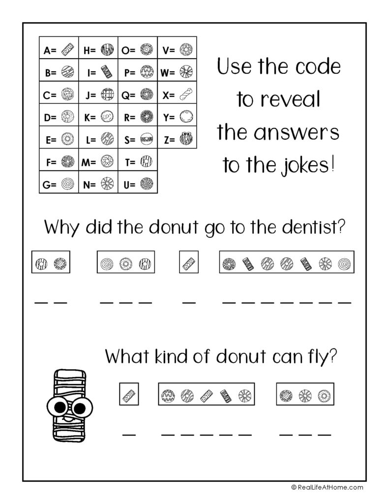 Code Breaker Printable Puzzles - Printable JD