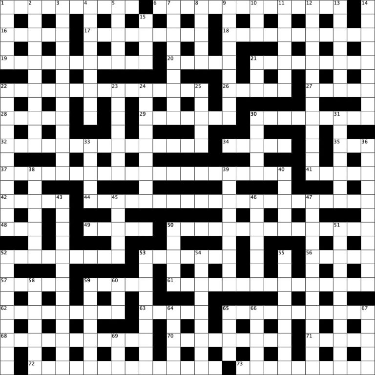 Large Print Crossword Puzzles Printable Free - Printable JD