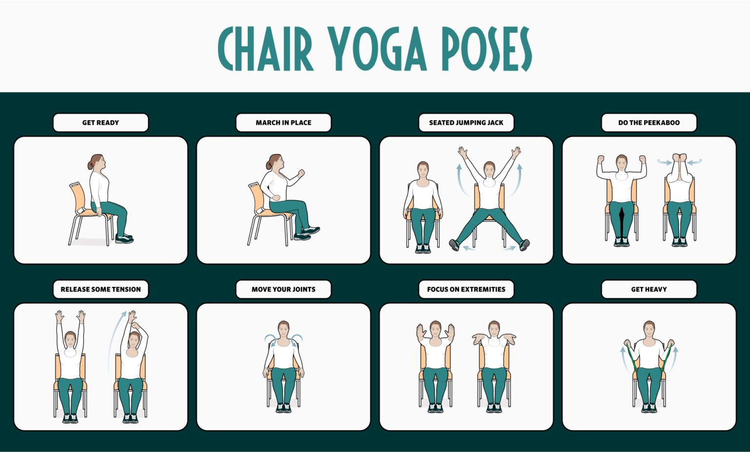Printable Chair Gym Exercises - Printable JD