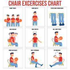 Printable Chair Gym Exercises - Printable JD
