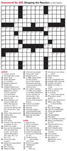 Printable Crossword Puzzles With Answer Key - Printable JD