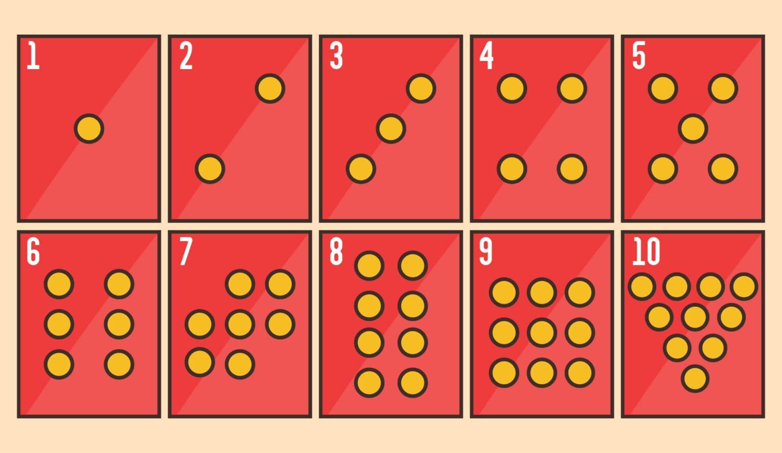 Printable Dot Cards 1 20 - Printable JD