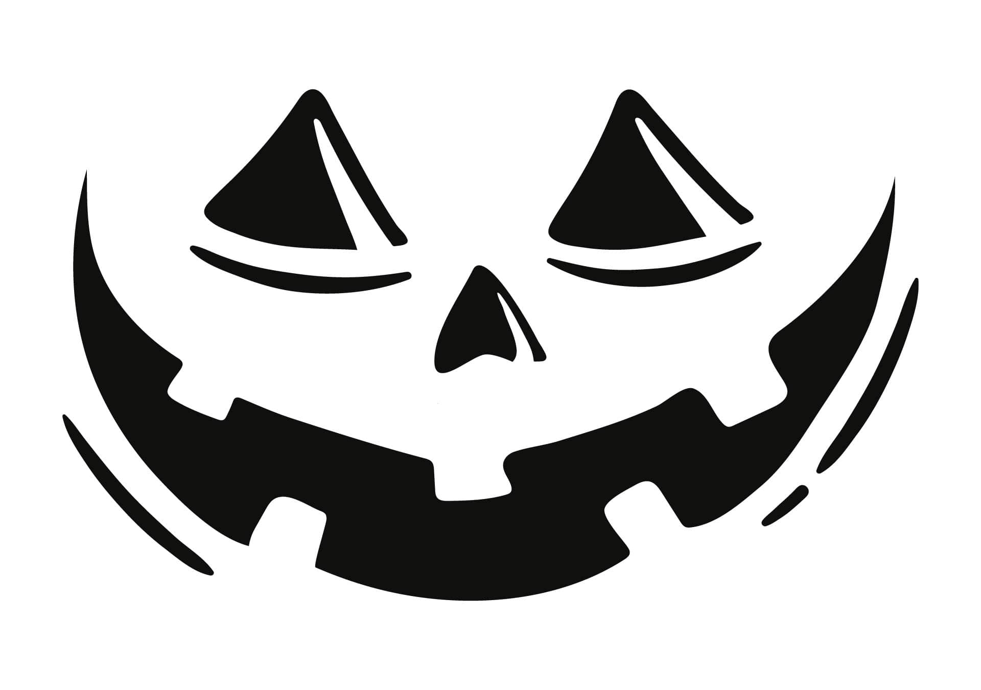 Printable Scary Halloween Pumpkin Printable JD