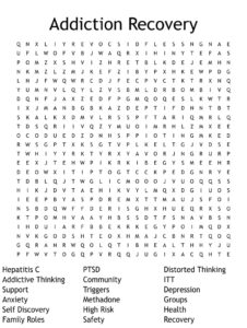 Addiction Puzzles Free Printable - Printable JD