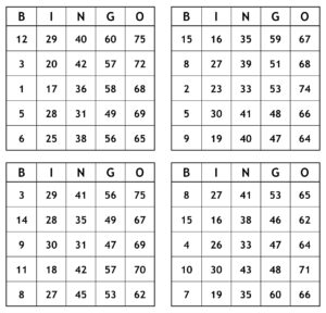 Free Printable Bingo Game Sheets - Printable JD