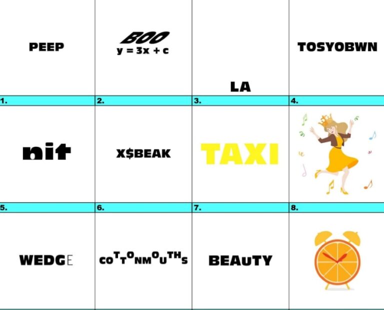 Free Printable Dingbats Picture Quiz - Printable JD