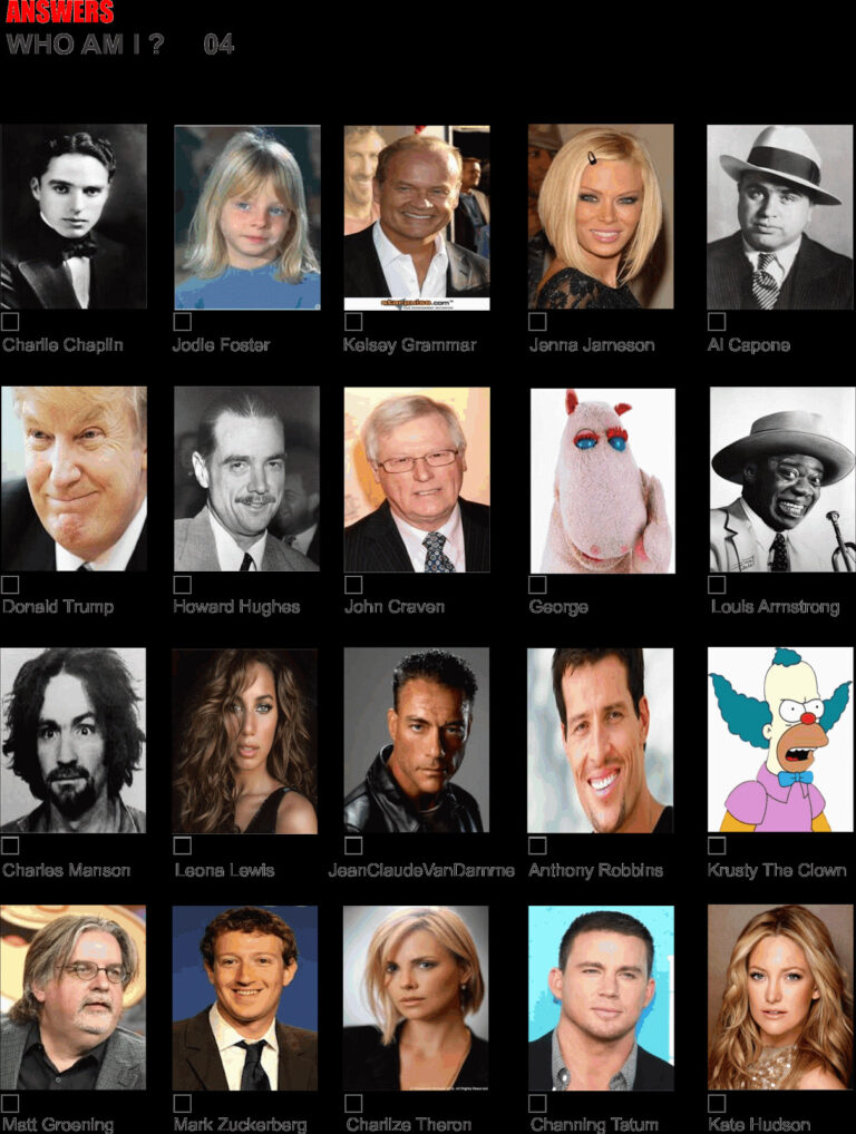 Free Printable Picture Quiz - Printable JD