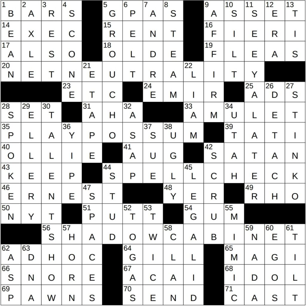 Online Crossword Puzzles Net Printable - Printable JD