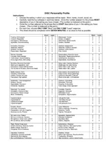 Personality Test Free Free Printable - Printable JD