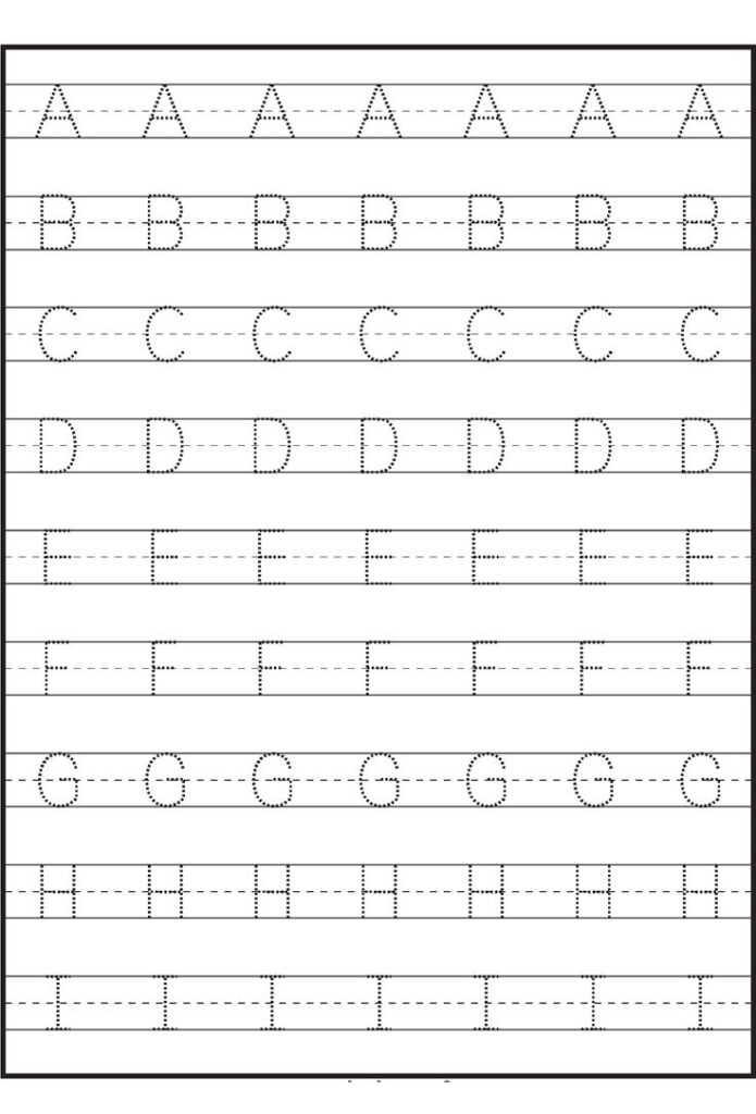ABC Free Printables Practice Sheets - Printable JD